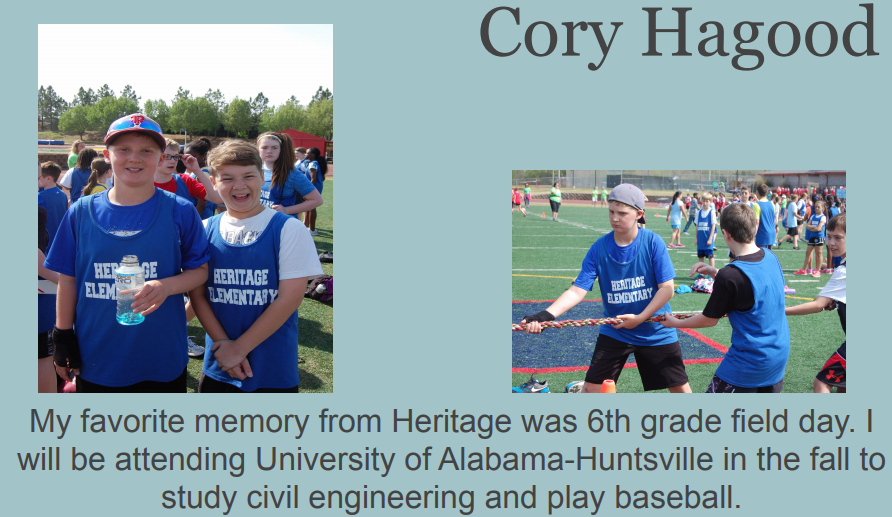 Seniors take ‘virtual strut’ back to Heritage elementary - news