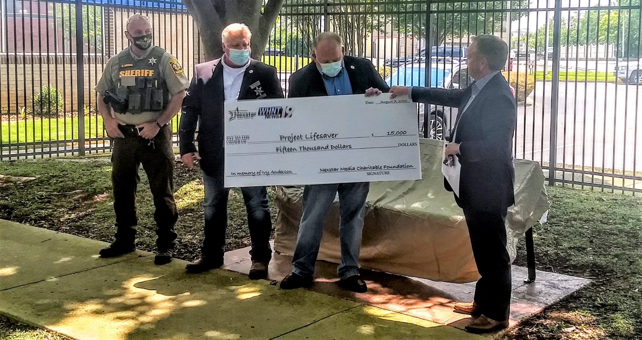 Nexstar Donates to Project Lifesaver in Honor of Ivy Anderson - news