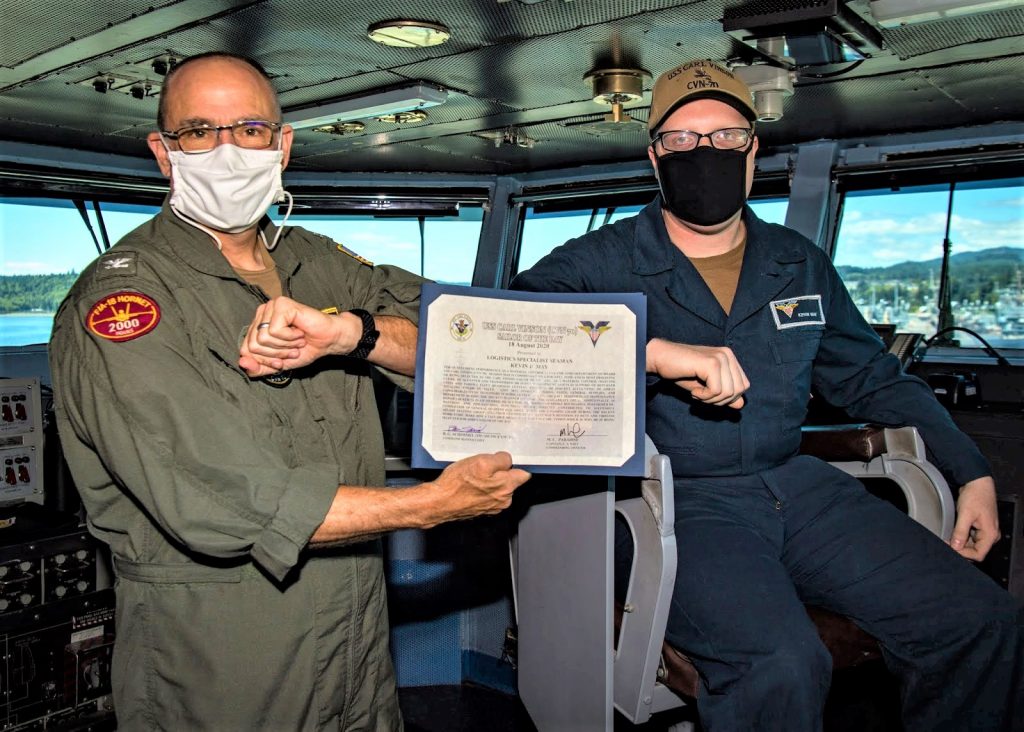 May cited as ‘Sailor of the Day’ on USS Carl Vinson - news