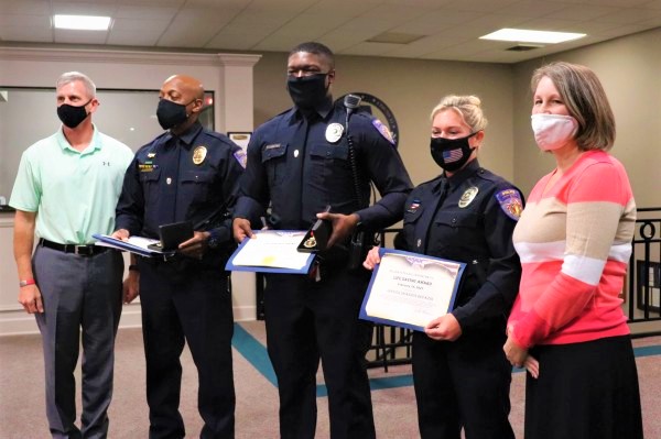 DeFazio, Landrom and McCants in MPD earn lifesaving medals - news