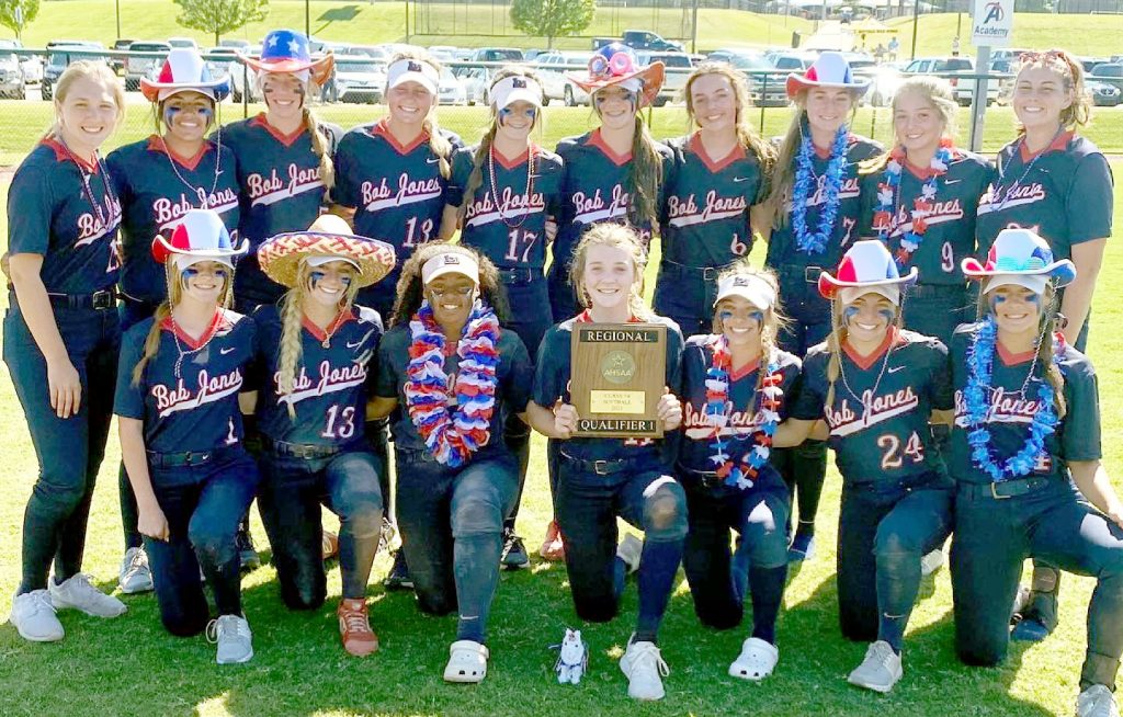 Bob Jones softball team wins first game in state tourney - news