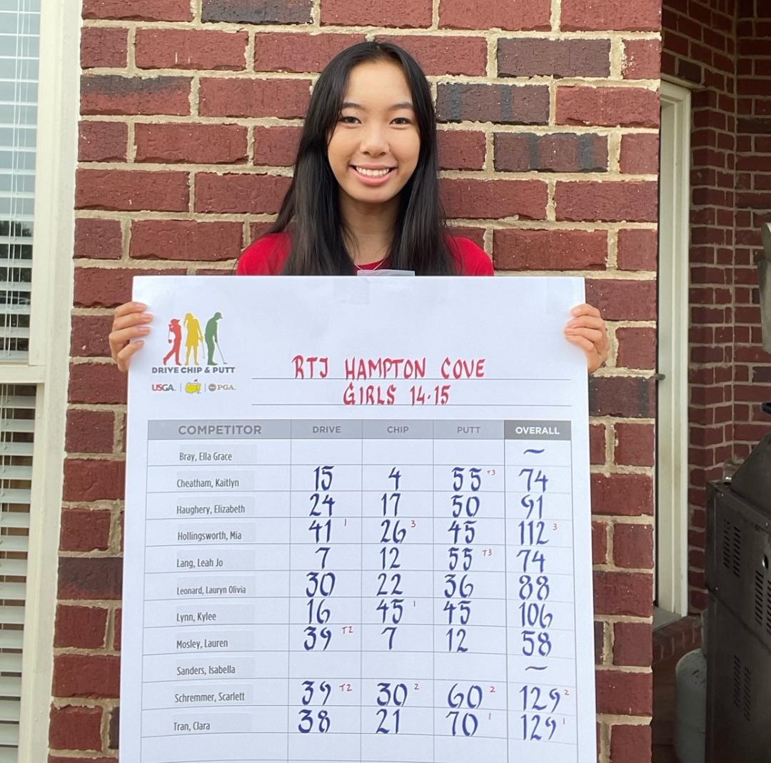 Sparkman Golfer Wins Drive, Chip & Putt Contest- Clara Tran Advances To ...