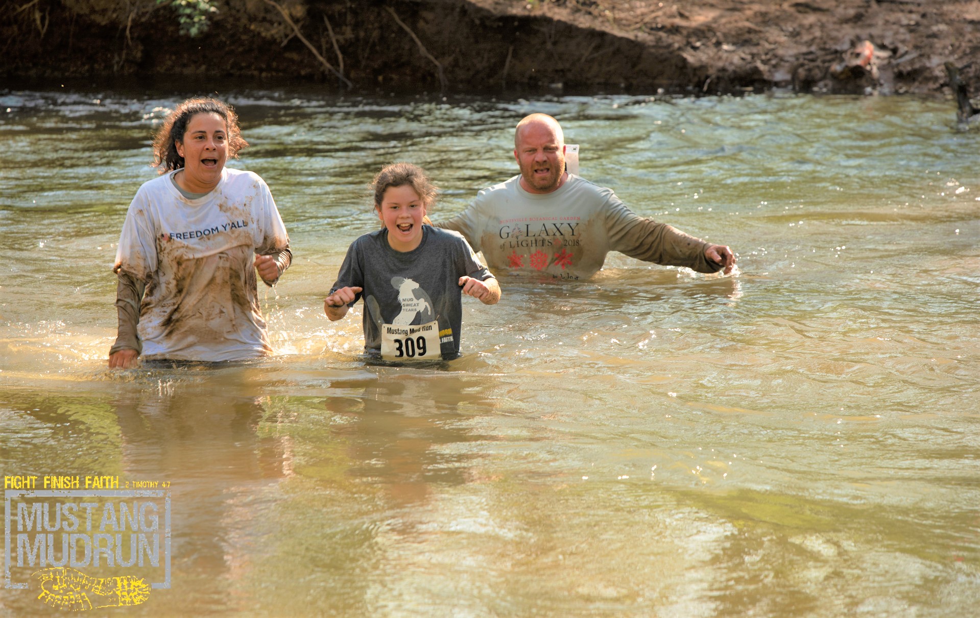 Mustang Mud Run challenges participants with mud, water and obstacles ...