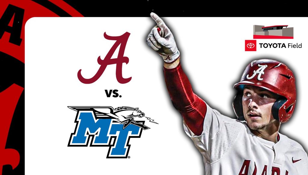 Crimson Tide baseball comes to Toyota Field on March 28 - news