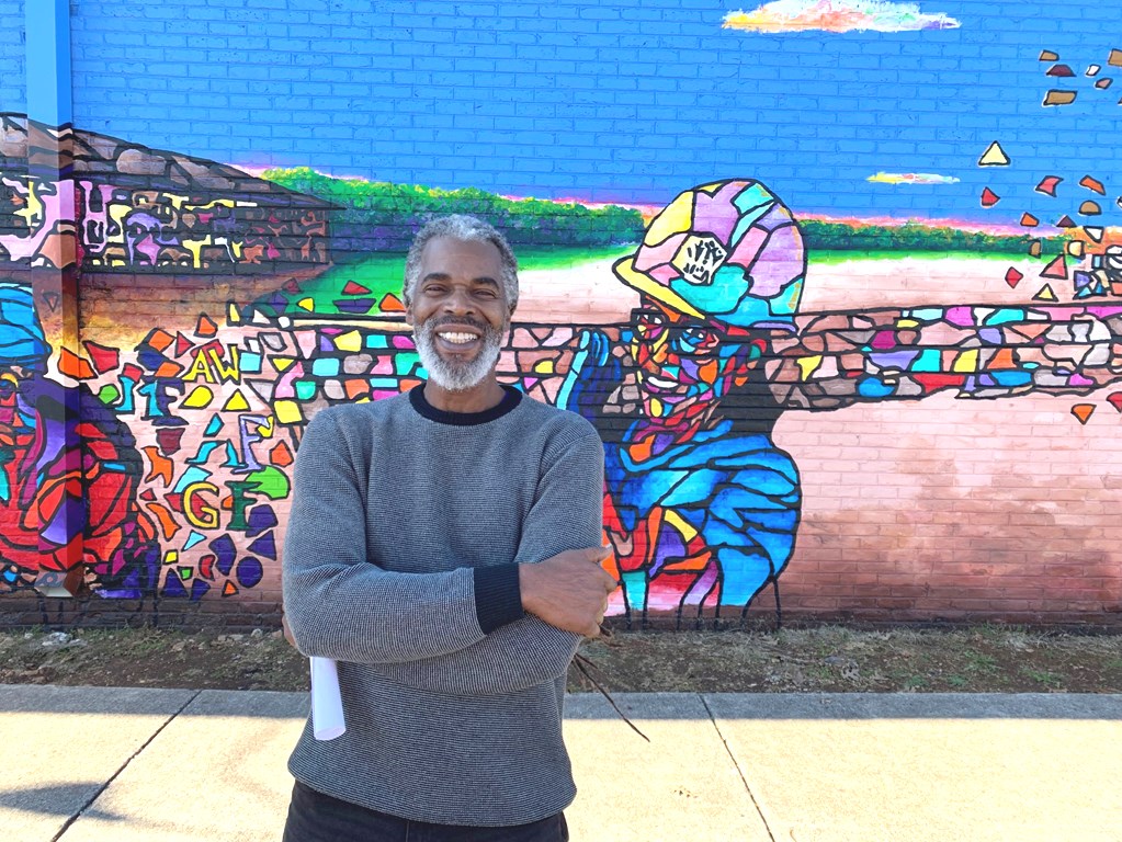 Habitat for Humanity will unveil their finished 6-panel mural by local ...