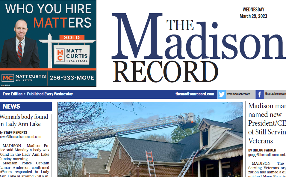 The Madison Record digital version – March 29, 2023 - news