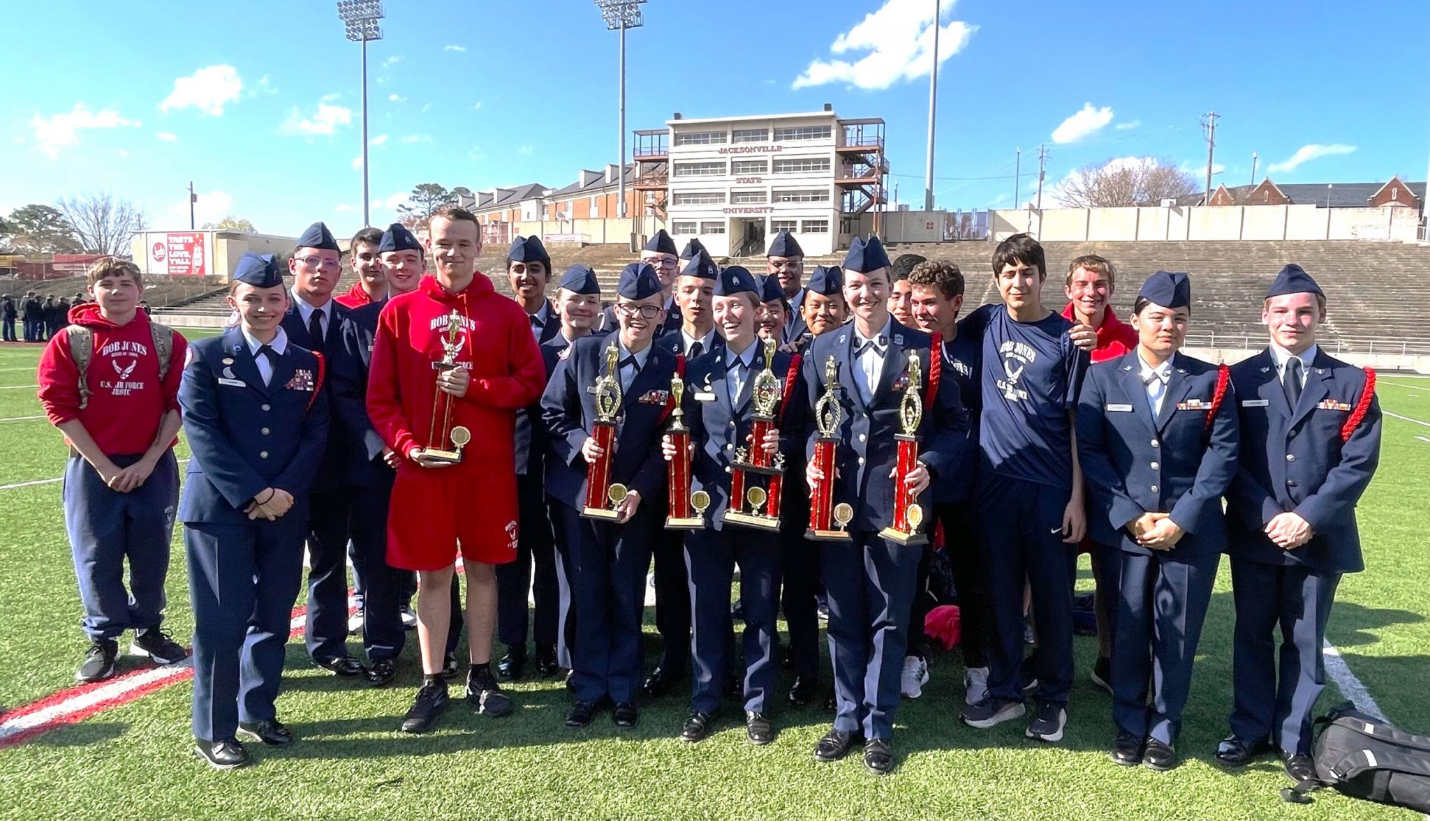 Bob Jones AFJROTC excels at Jax State Drill meet - news