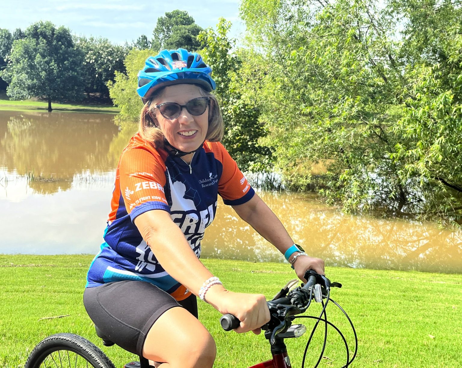 Linda Rickabaugh biking for The Great Cycle Challenge for cancer ...