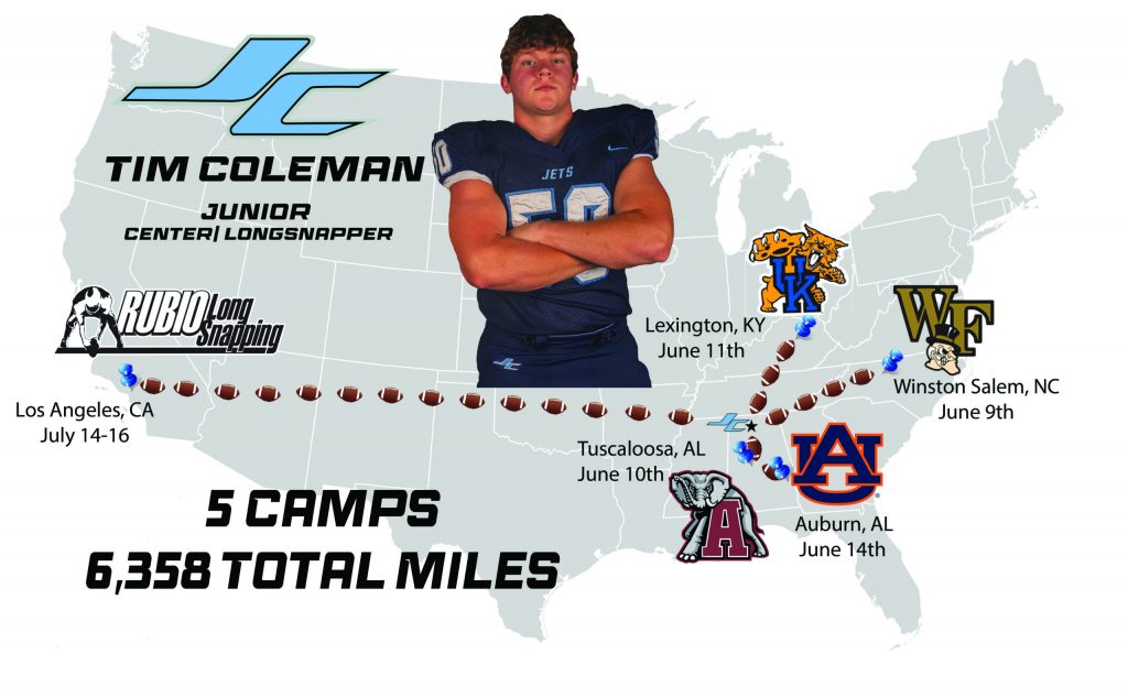 Tim Coleman Is A "Travelin' Man"- James Clemens Football Player's ...