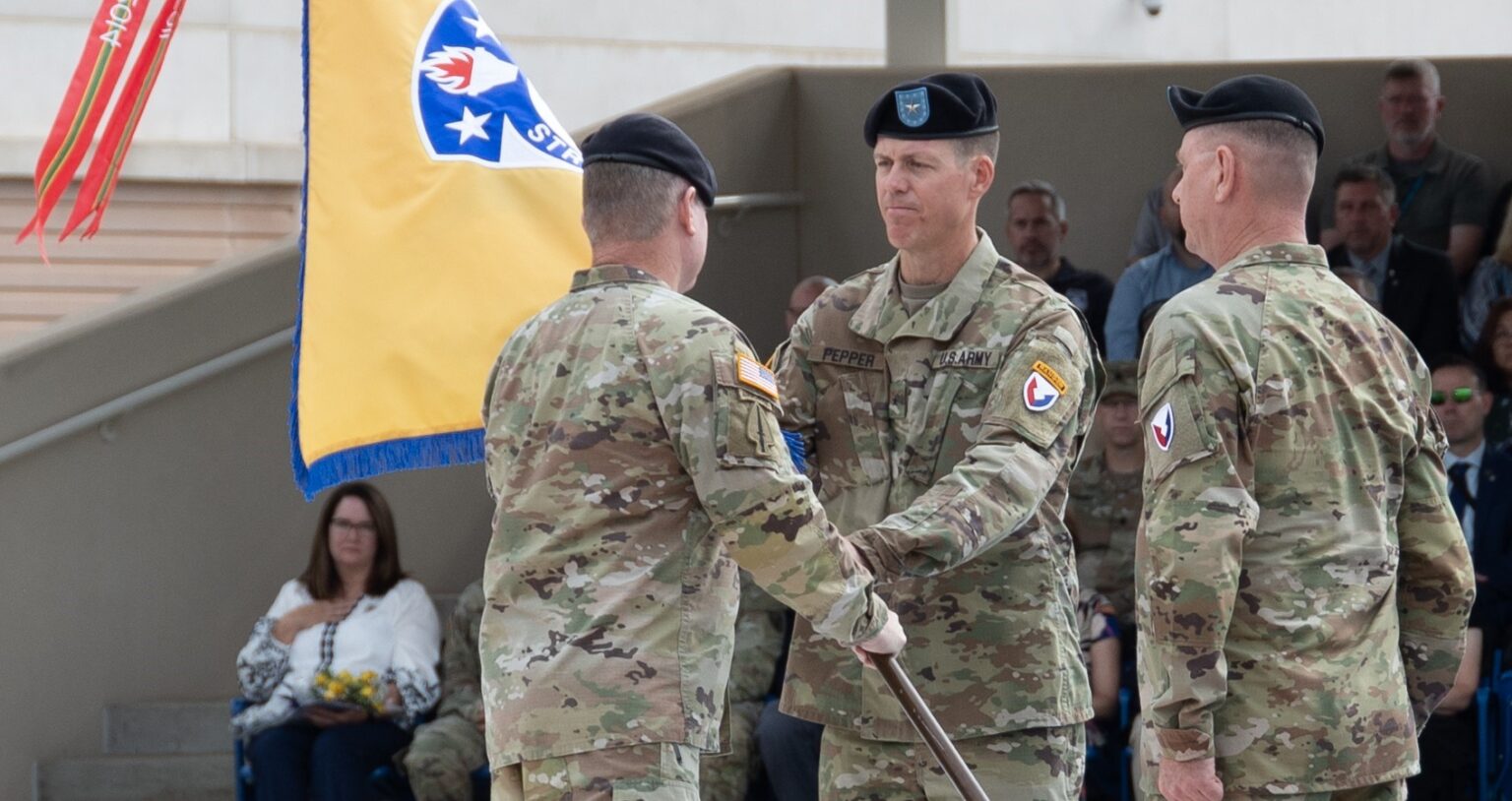 Brig. Gen. Allen J. Pepper assumes USASAC command during ceremony at ...